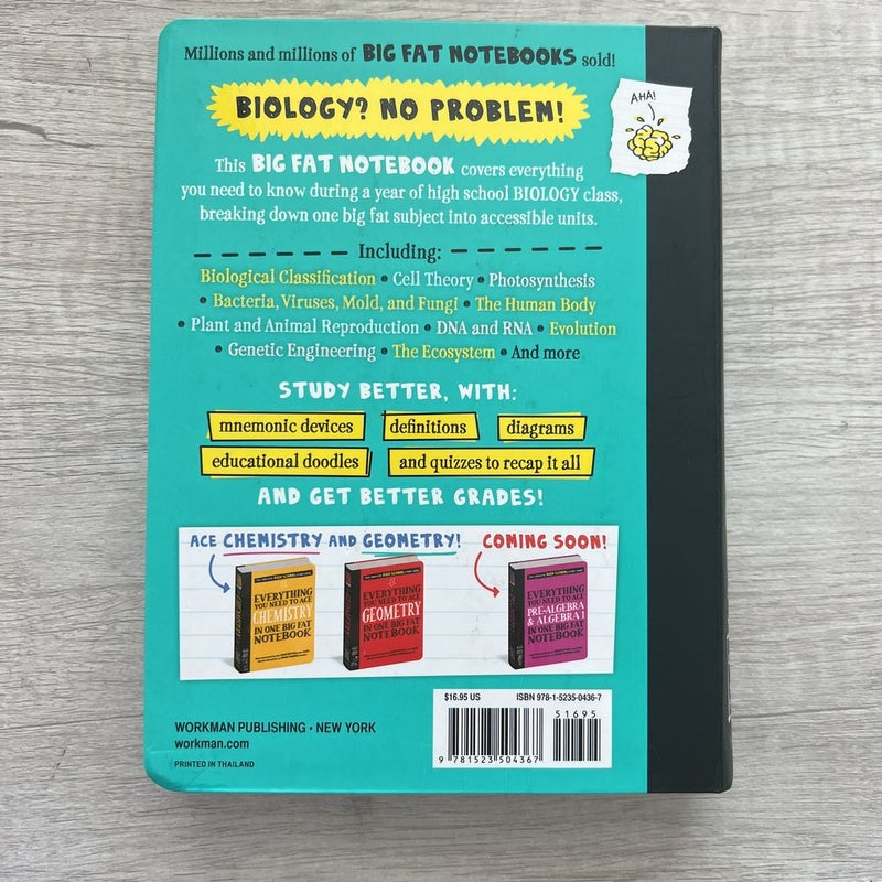 Everything You Need to Ace Biology in One Big Fat Notebook Everything You Need to Ace Biology in One Big Fat Notebook