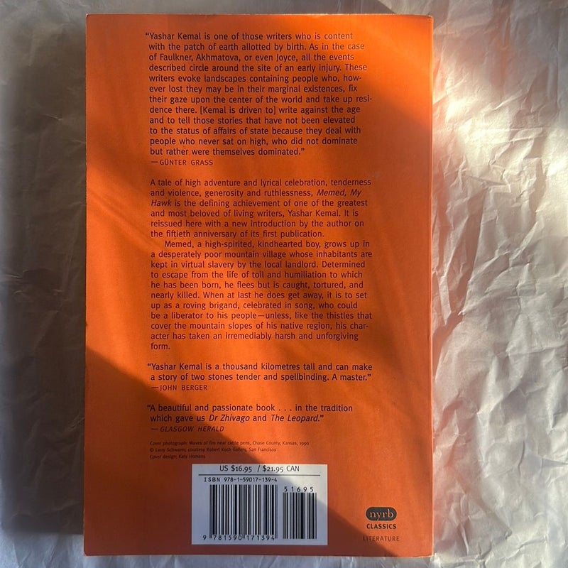 Memed, My Hawk by Yashar Kemal (Introduction by); Edouard Roditi ...