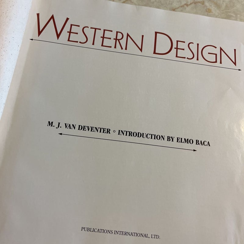 Western Design by M. J. Van Deventer