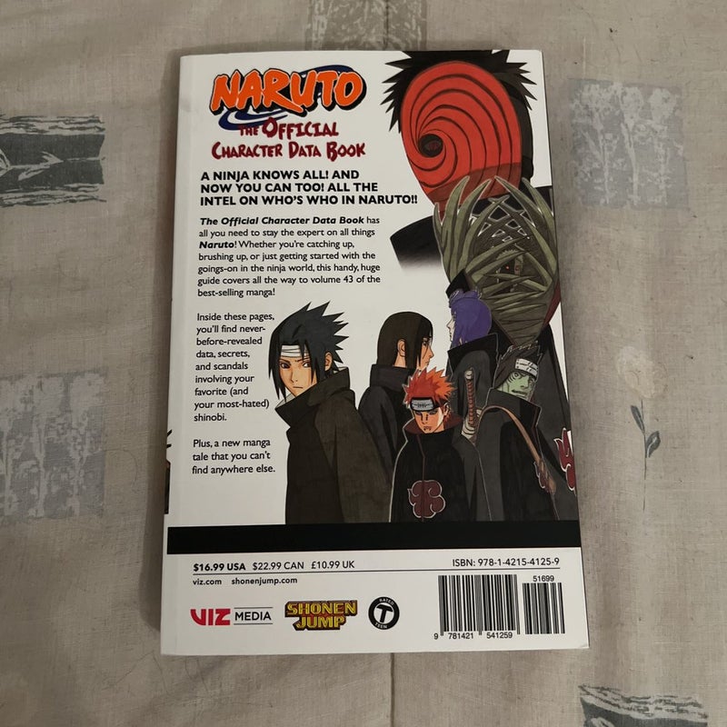 Naruto: the Official Character Data Book by Masashi Kishimoto