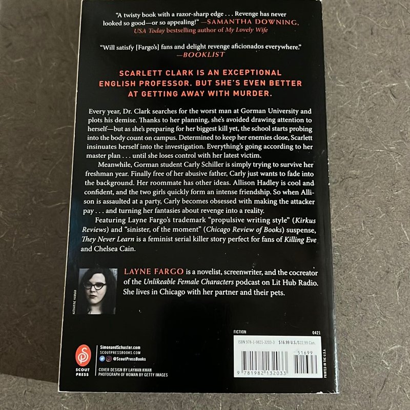 They Never Learn by Layne Fargo, Paperback | Pangobooks