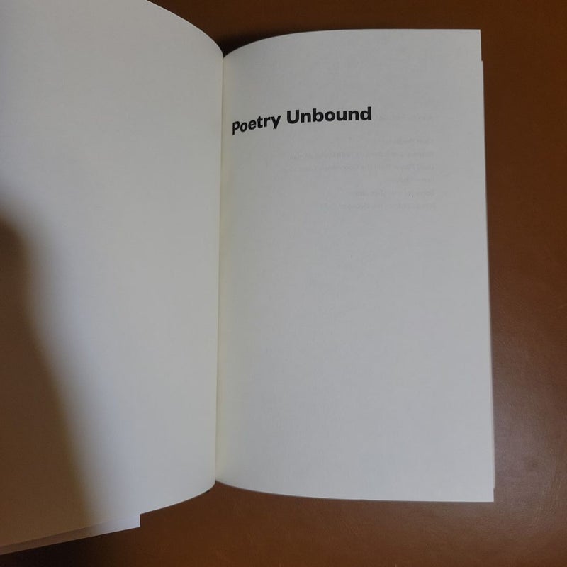 Poetry Unbound - 50 Poems to Open Your World by Pádraig Ó Tuama ...