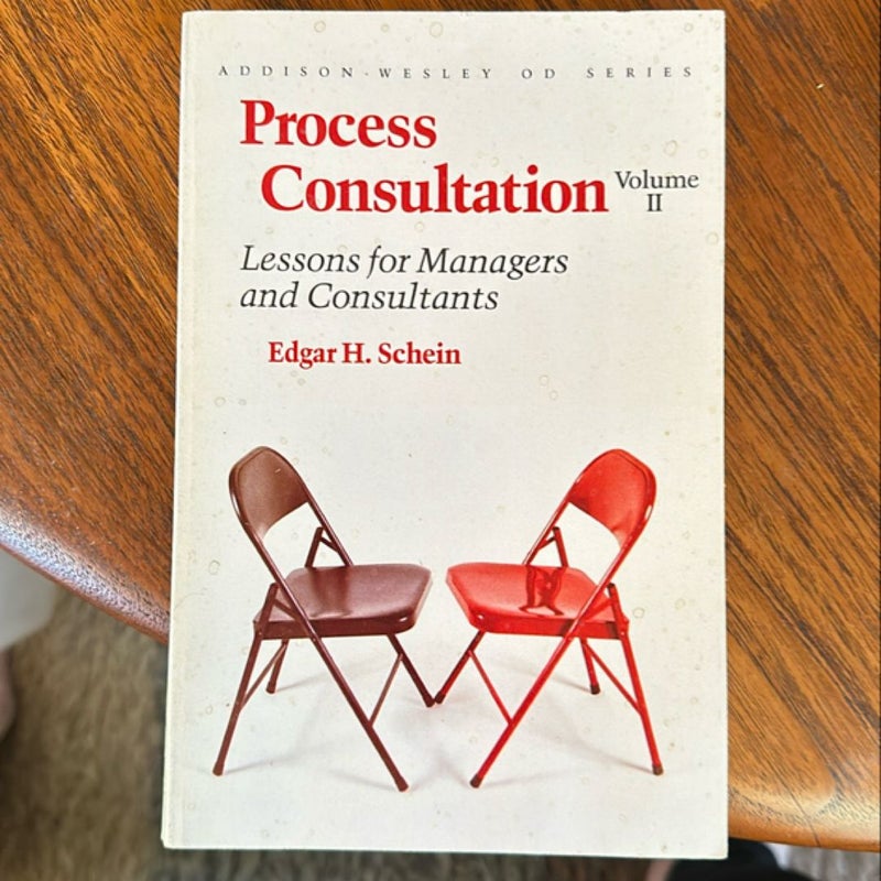 Process Consultation by Edgar H. Schein