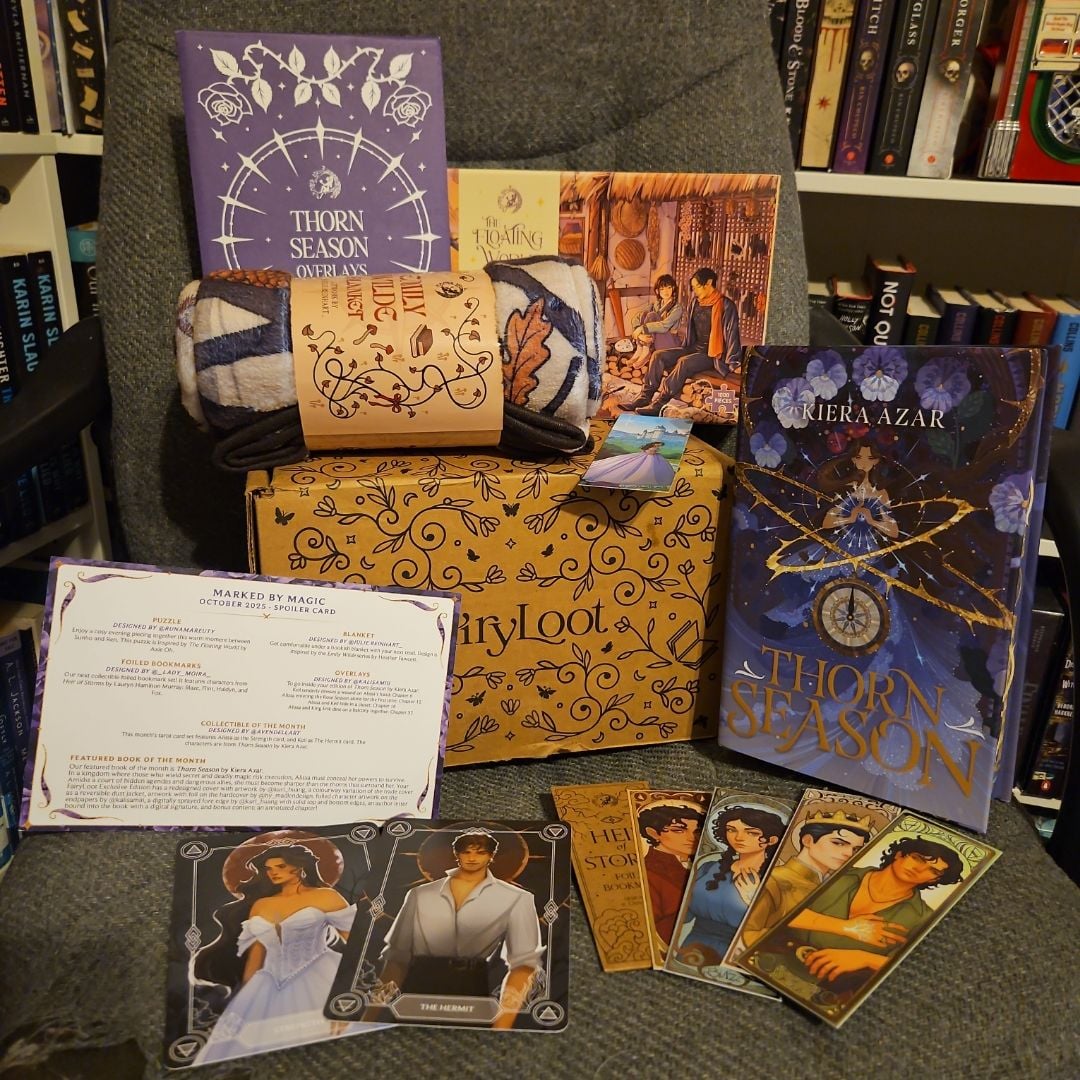 Thorn Season - October 2025 Fairyloot YA Box + Goodies by Kiera Azar ...