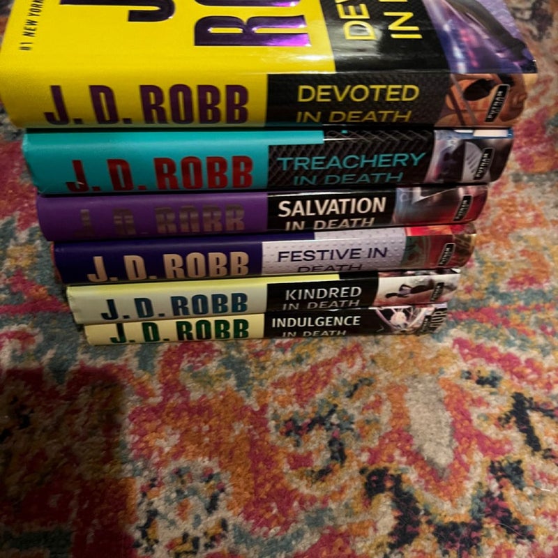 JD Robb Hardcover Lot - VG 6 Books by JD Robb, Hardcover | Pangobooks