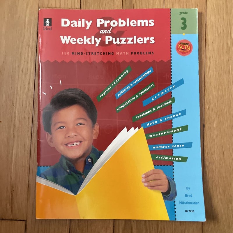 Daily Word Problems and Weekly Puzzlers for Grade 3 by Brad Nitchneider ...