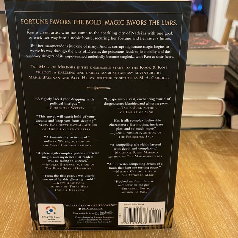 The Mask of Mirrors by M. A. Carrick, Paperback | Pangobooks