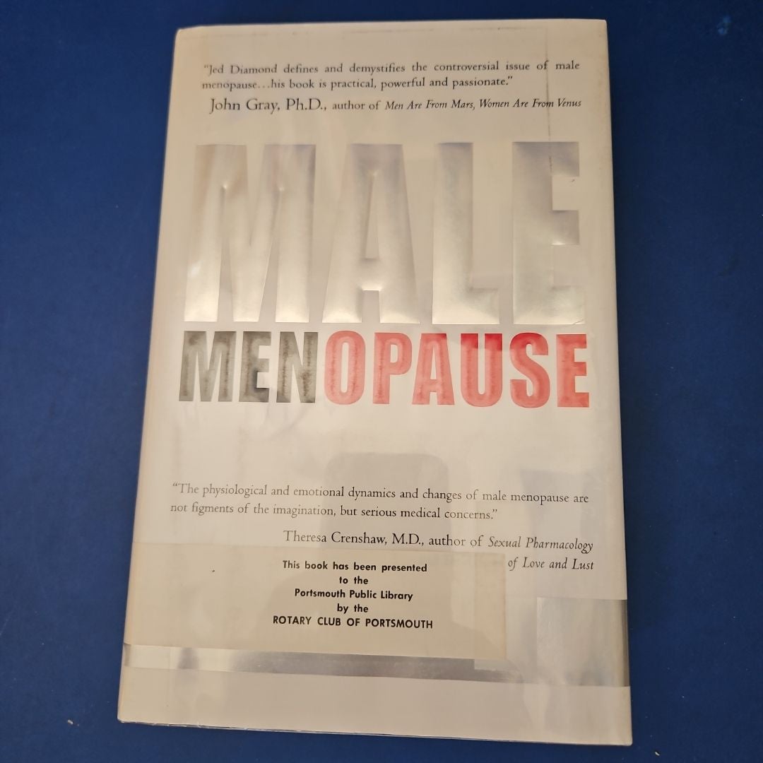 Male Menopause by Jed Diamond