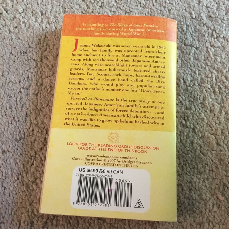 Farewell to Manzanar by Jeanne Wakatsuki Houston, James D. Houston