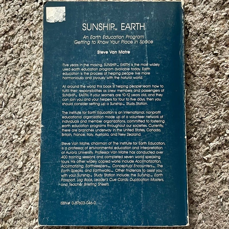 Sunship Earth by Steve Van Matre