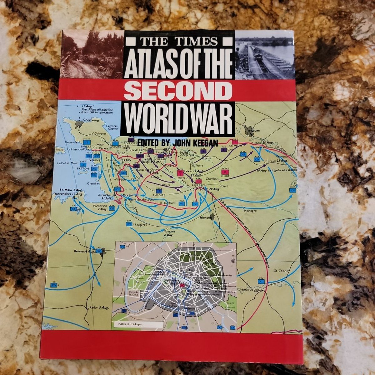 The Times Atlas of the Second World War by John Keegan