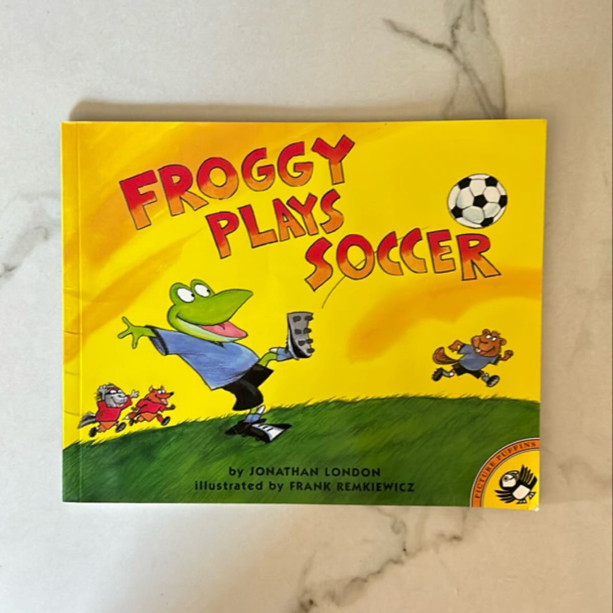 Froggy Plays Soccer by Jonathan London, Frank Remkiewicz