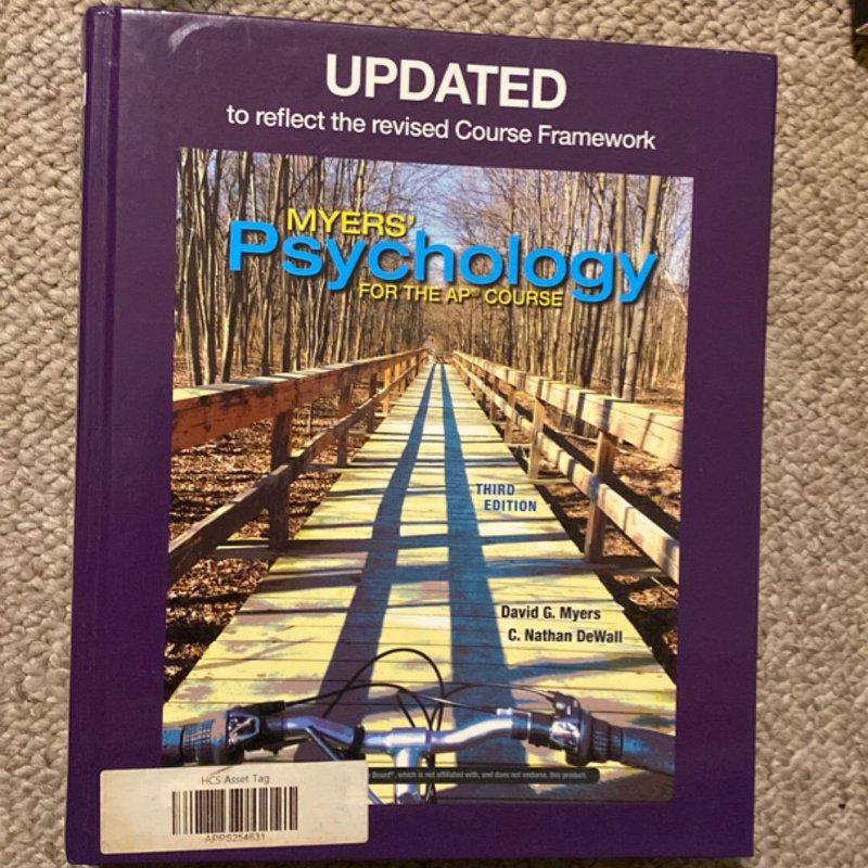 Updated Myers' Psychology for the AP® Course by David Myers; C. Nathan ...