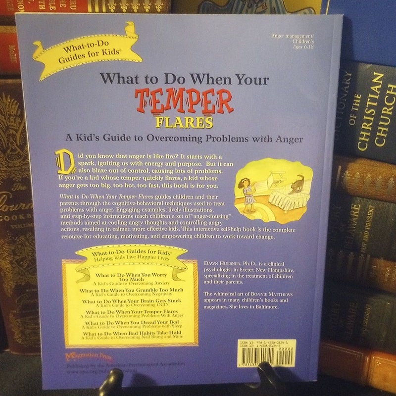 What to Do When Your Temper Flares by Dawn Huebner, Paperback | Pangobooks