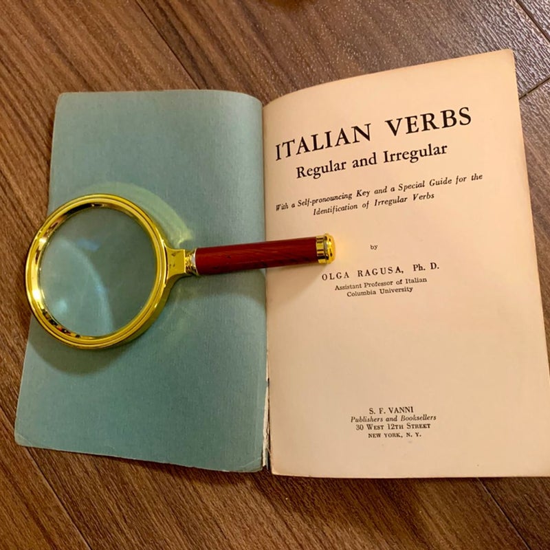 Italian Verbs - Regular and Irregular by Olga Ragusa, Paperback ...