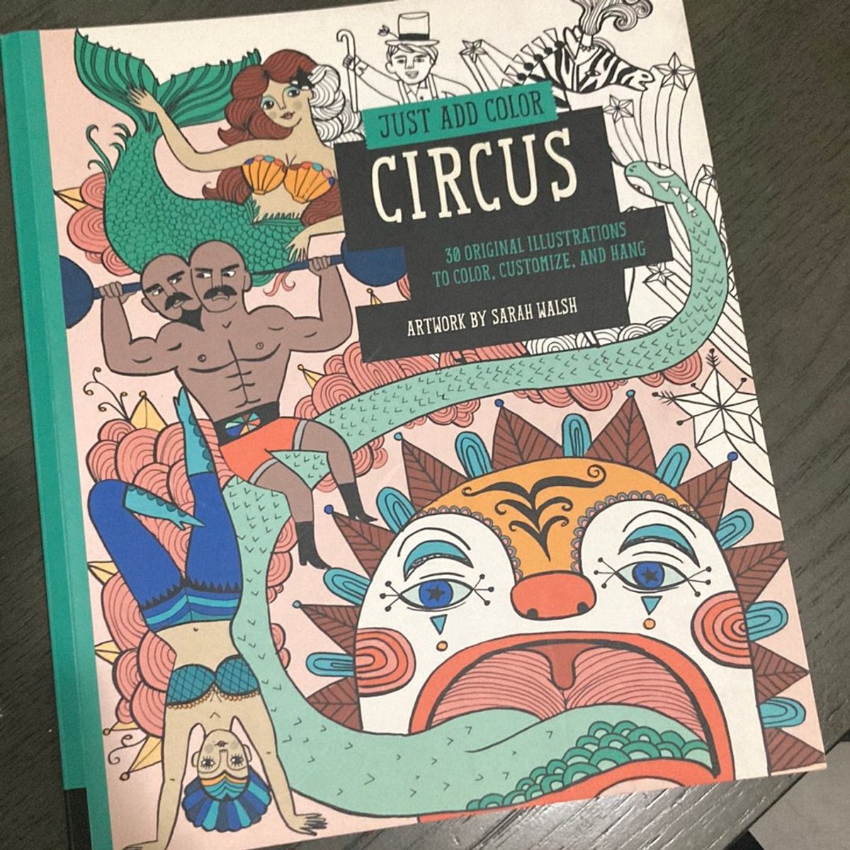 Just Add Color: Circus by Sarah Walsh, Paperback | Pangobooks