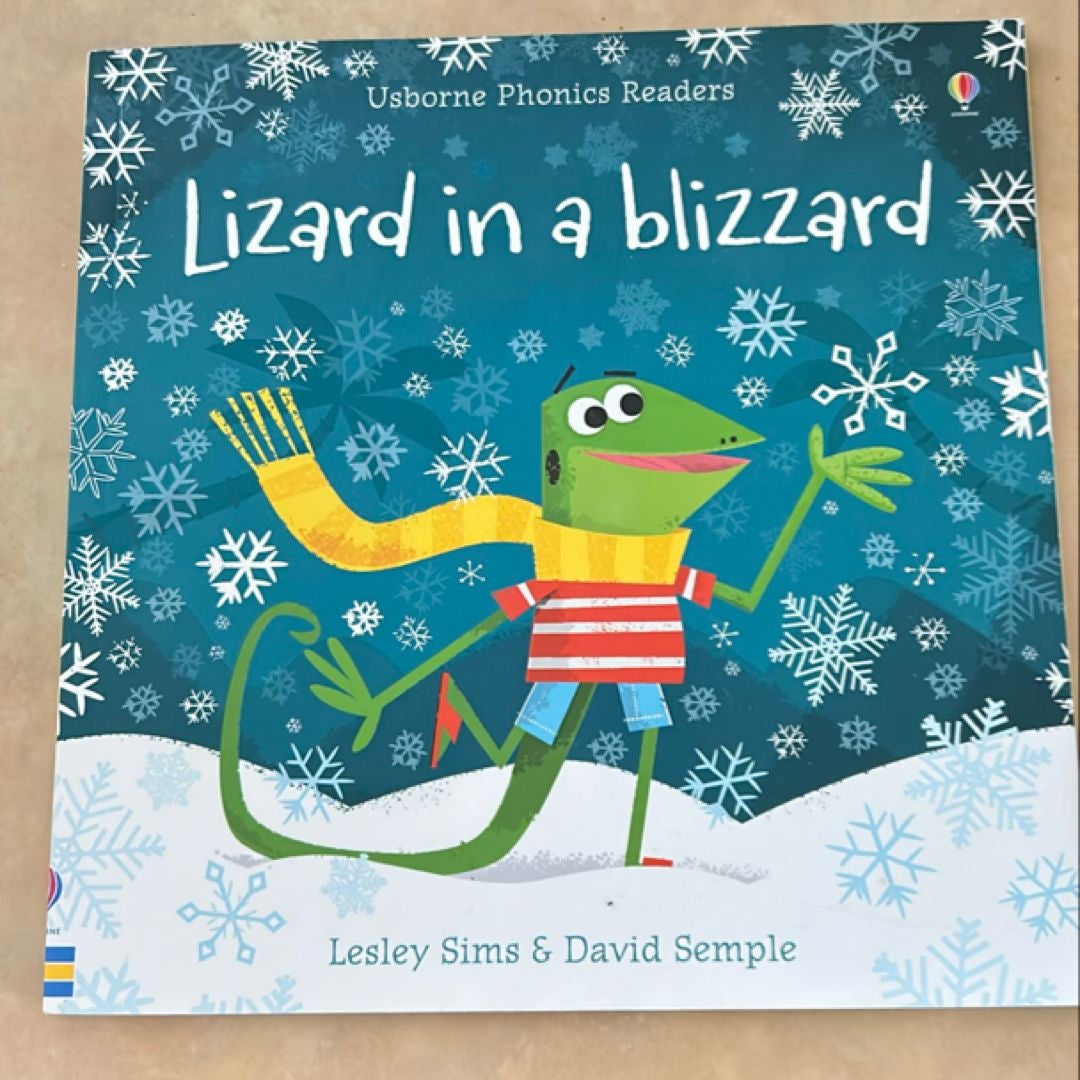 Lizard in a Blizzard by Lesley Sims