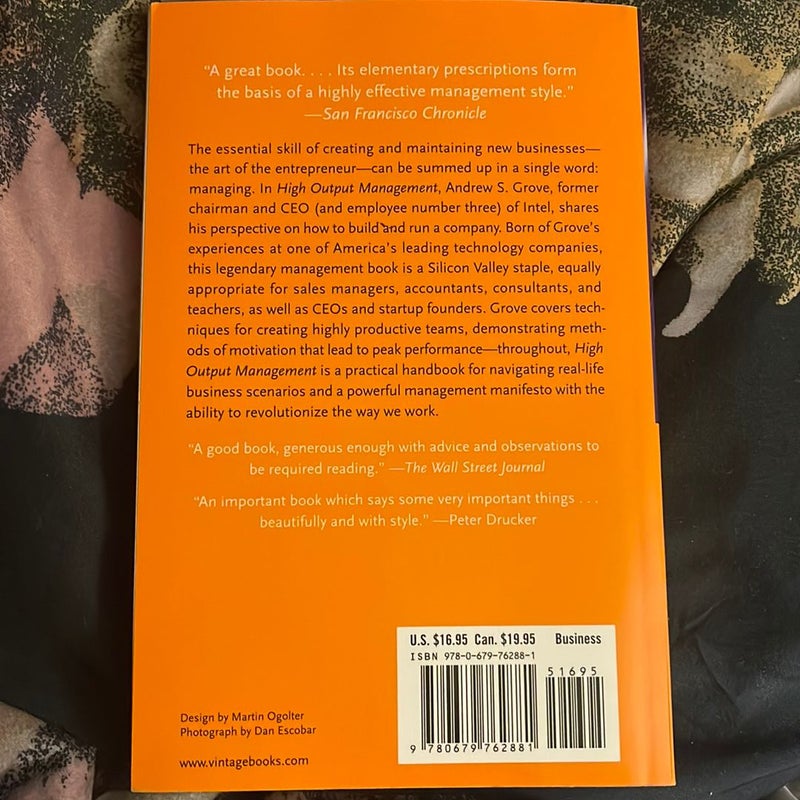 High Output Management by Andrew S. Grove, Paperback | Pangobooks