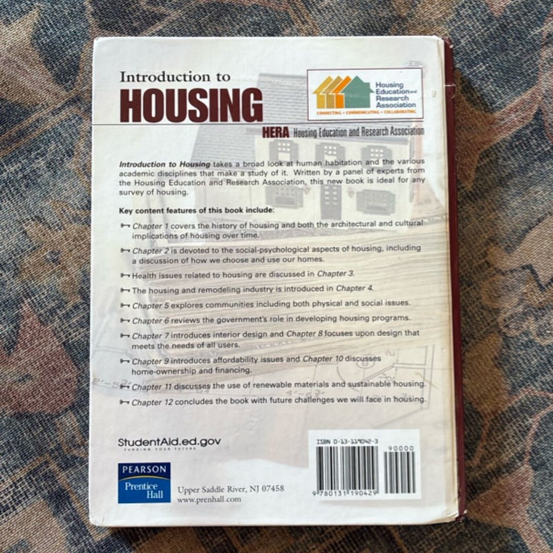 Introduction to Housing by Housing Education Research Association Staff