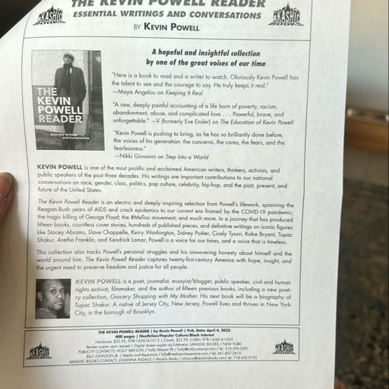 The Kevin Powell Reader by Kevin Powell