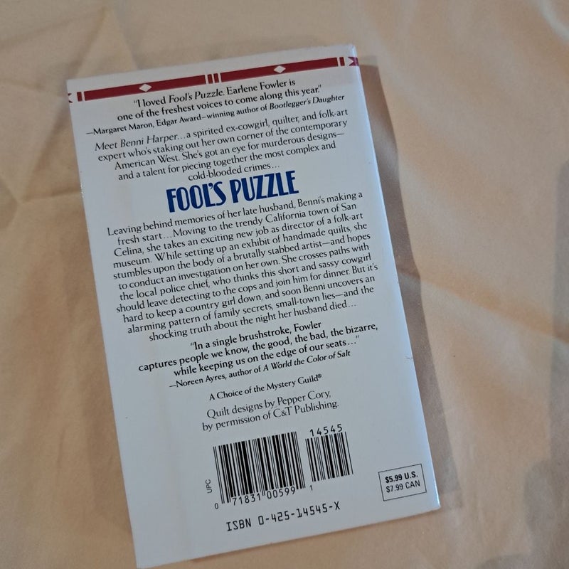 Fool's Puzzle by Earlene Fowler, Paperback | Pangobooks