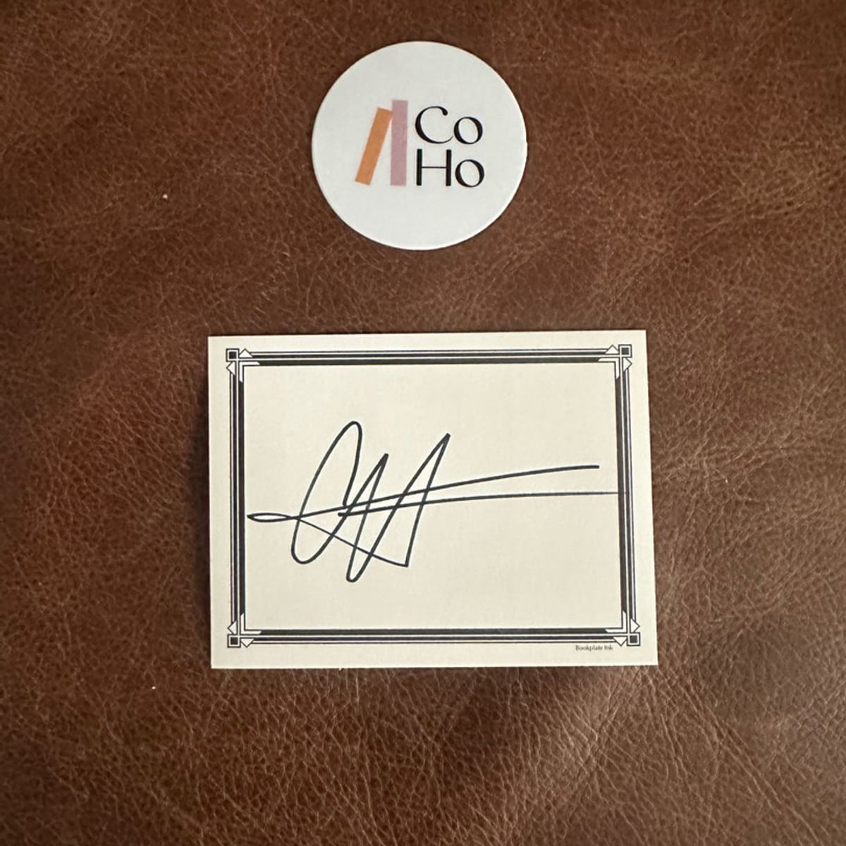 Colleen hoover signed bookplate with sticker by Colleen Hoover ...