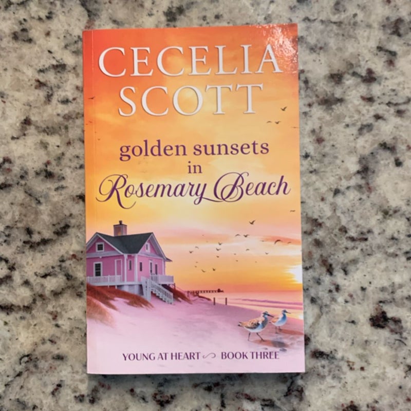Golden Sunsets in Rosemary Beach by Cecelia Scott