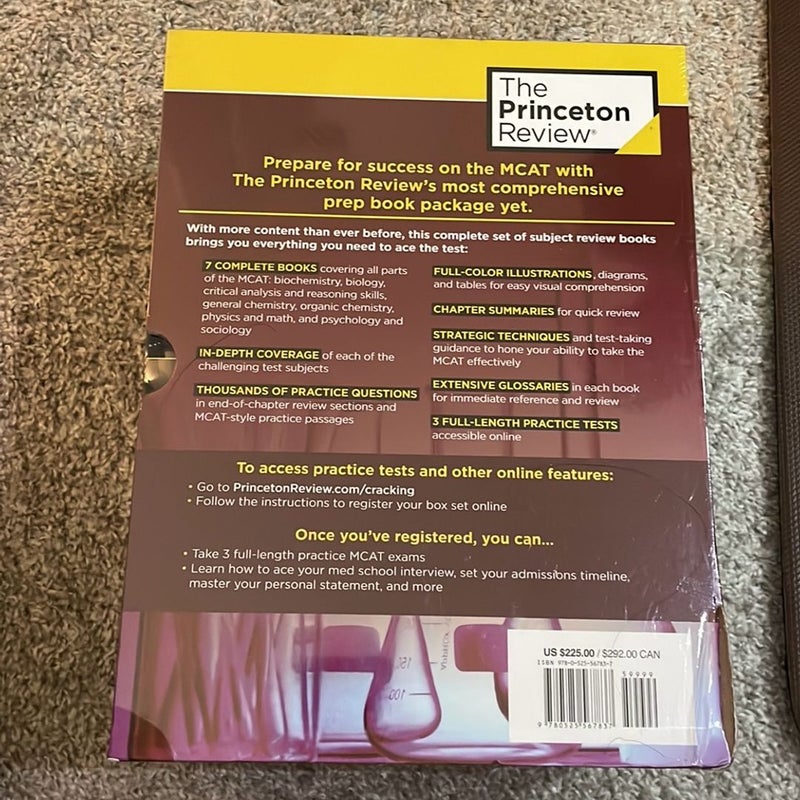 The Princeton Review MCAT Subject Review Complete Box Set, 3rd Edition ...
