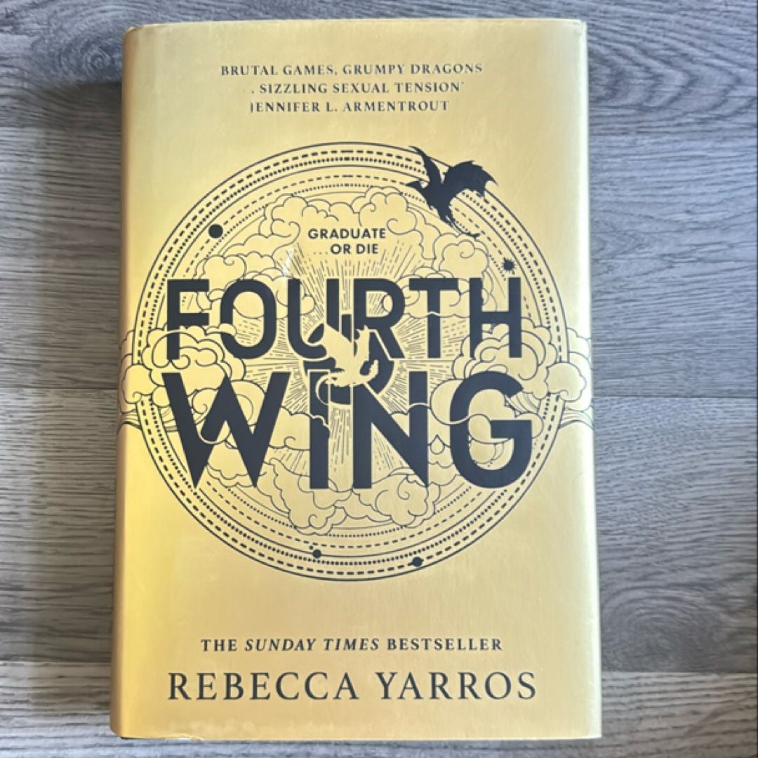 Fourth Wing (UK SPRAYED EDGES) by Rebecca Yarros, Hardcover | Pangobooks