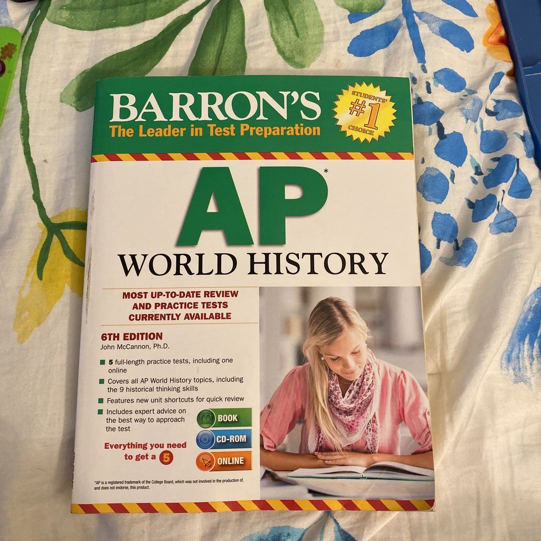 Barron's AP World History with CD-ROM, 6th Edition by John McCannon