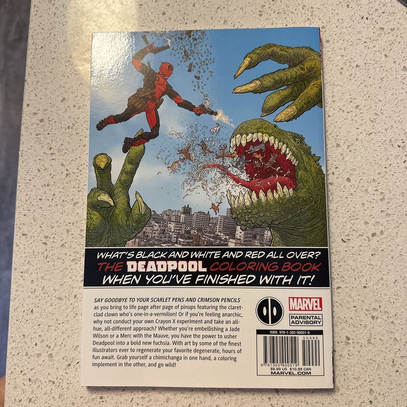Color Your Own Deadpool by Ed McGuinness, Paperback | Pangobooks Color Your Own Deadpool by Ed McGuinness, Paperback | Pangobooks