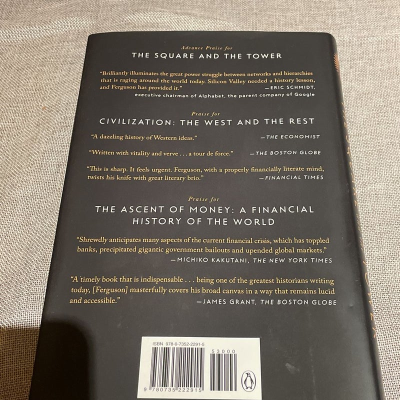 The Square and the Tower by Niall Ferguson, Hardcover | Pango Books