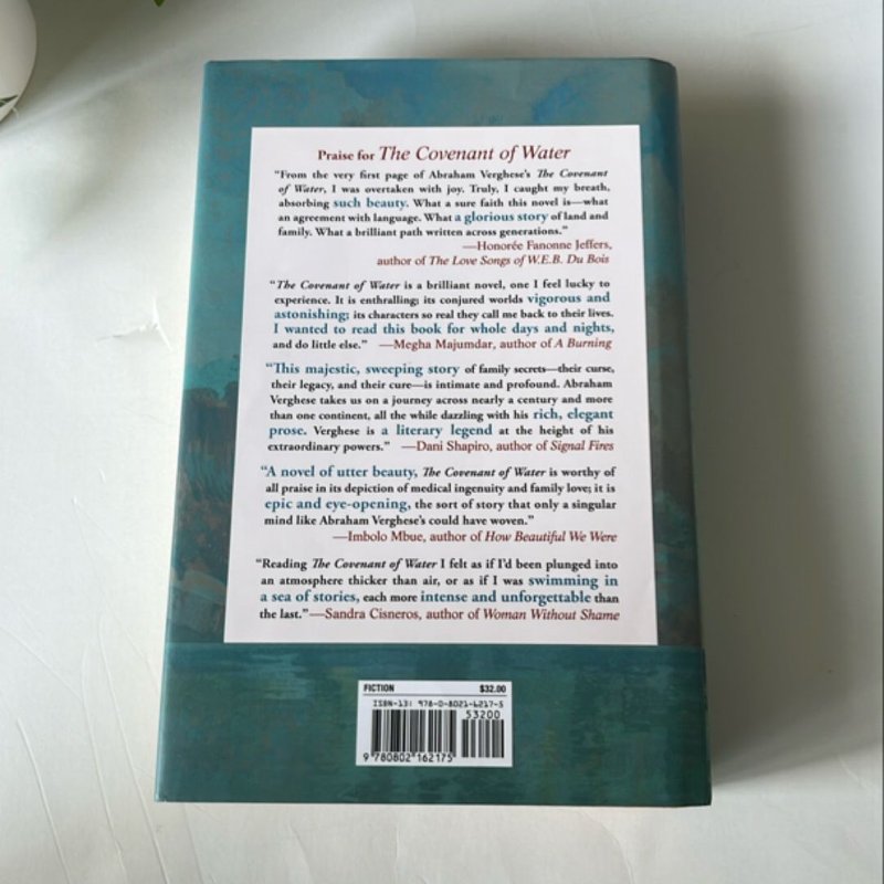 The Covenant of Water by Abraham Verghese, Hardcover | Pangobooks