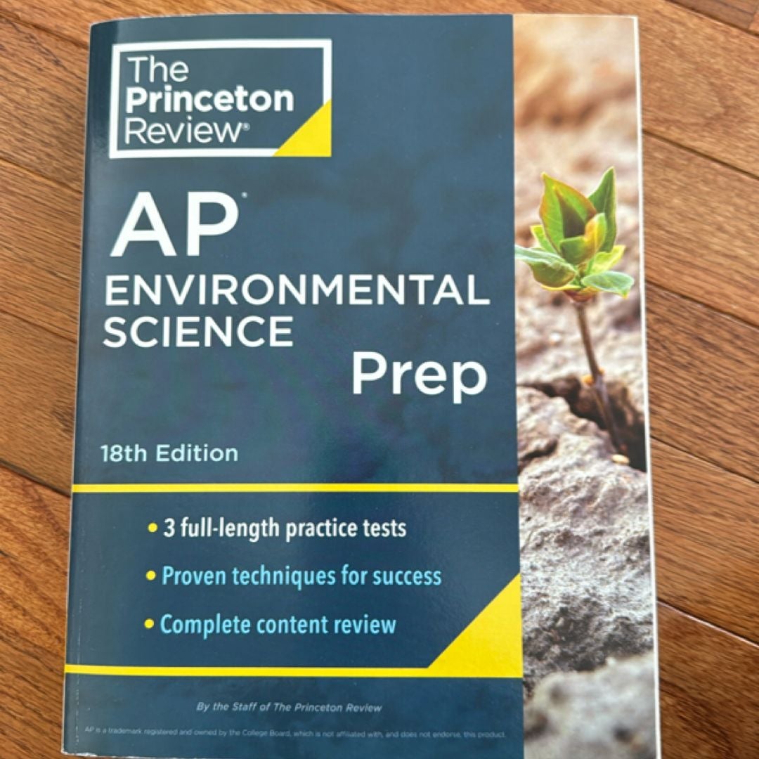Princeton Review AP Environmental Science Prep, 18th Edition by The ...