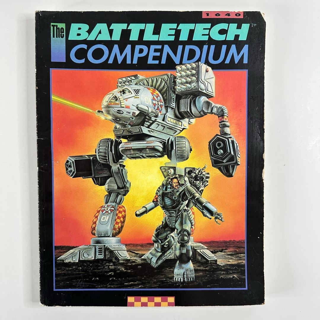 Battletech Compendium FASA CORPORATION 1640 Roleplaying Game Book 1990 ...