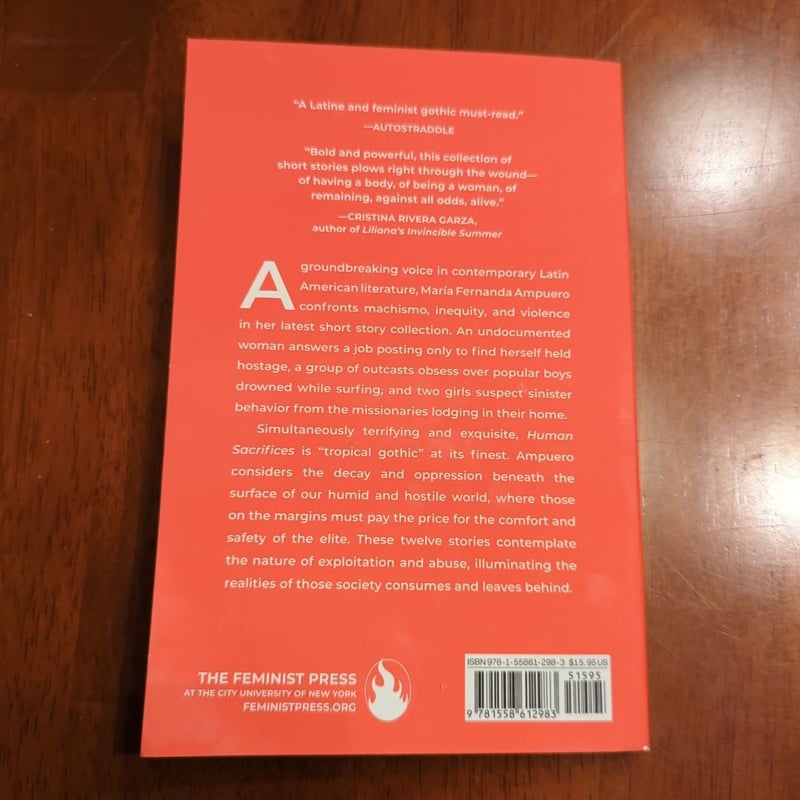 Human Sacrifices by María Fernanda Ampuero, Frances Riddle