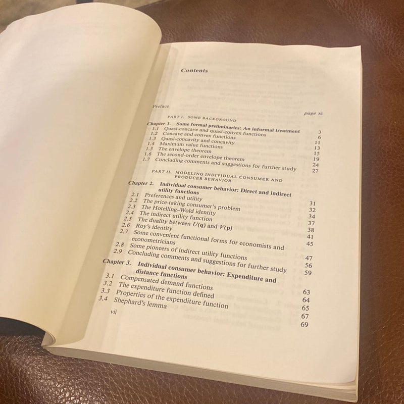 Duality and Modern Economics by Richard Cornes