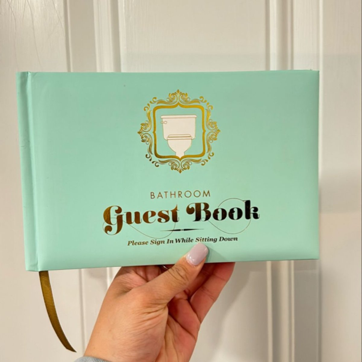 Knock Knock Bathroom Guest Book by Knock Knock Knock