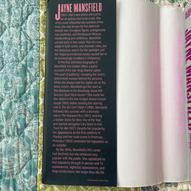 Jayne Mansfield by Eve Golden, Hardcover | Pangobooks