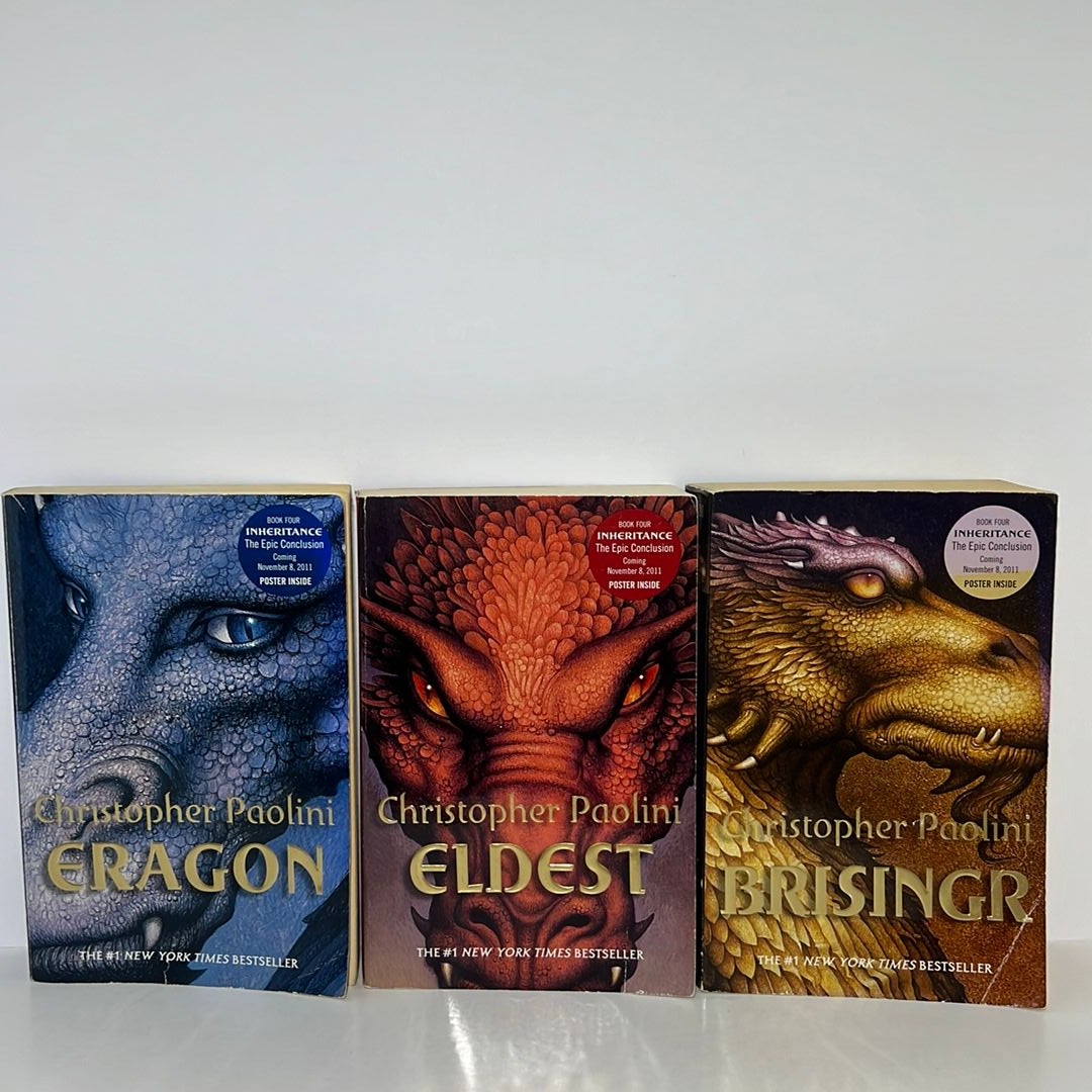 Eragon, Eldest & Brisingr (matching PB set, Books 1-3) The Inheritance ...