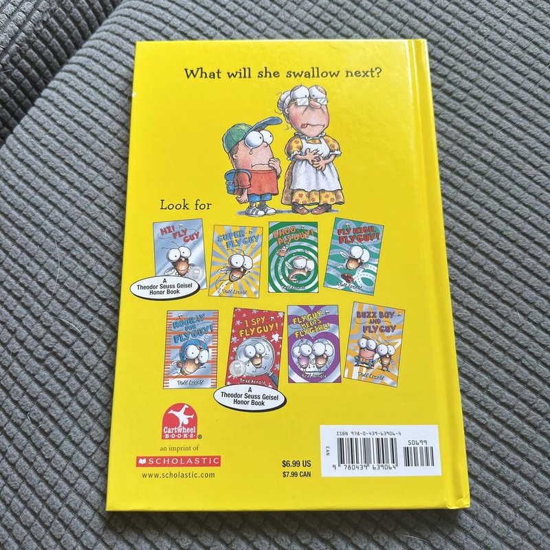 There Was an Old Lady Who Swallowed Fly Guy by Tedd Arnold, Hardcover ...