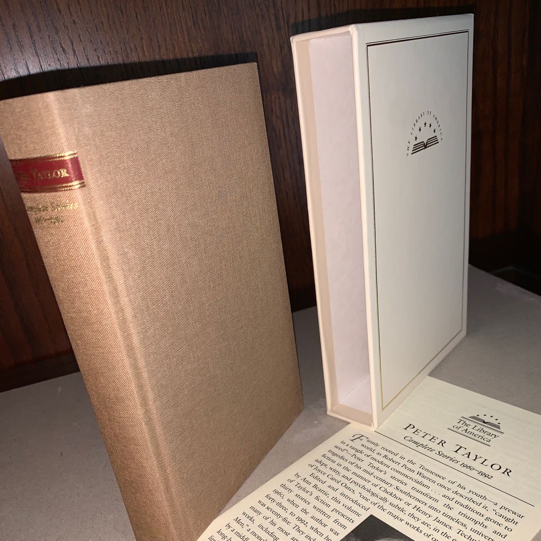 “Library of America” Complete Stories 1960-1992 by Peter Taylor ...
