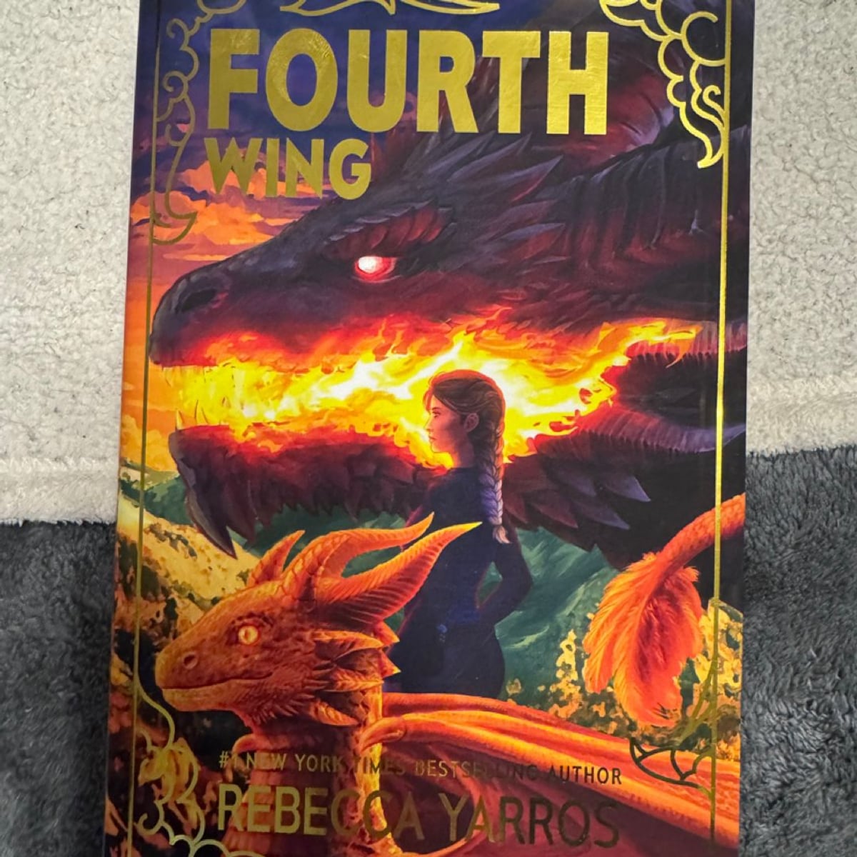 Fourth Wing by Rebecca Yarros , Hardcover | Pangobooks