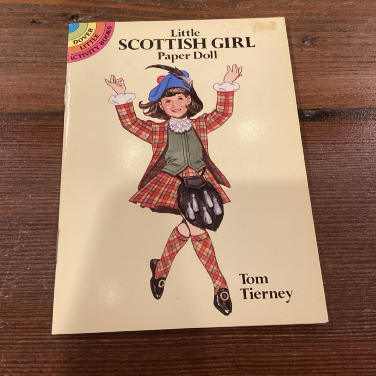 Little Scottish Girl Paper Doll by Tom Tierney
