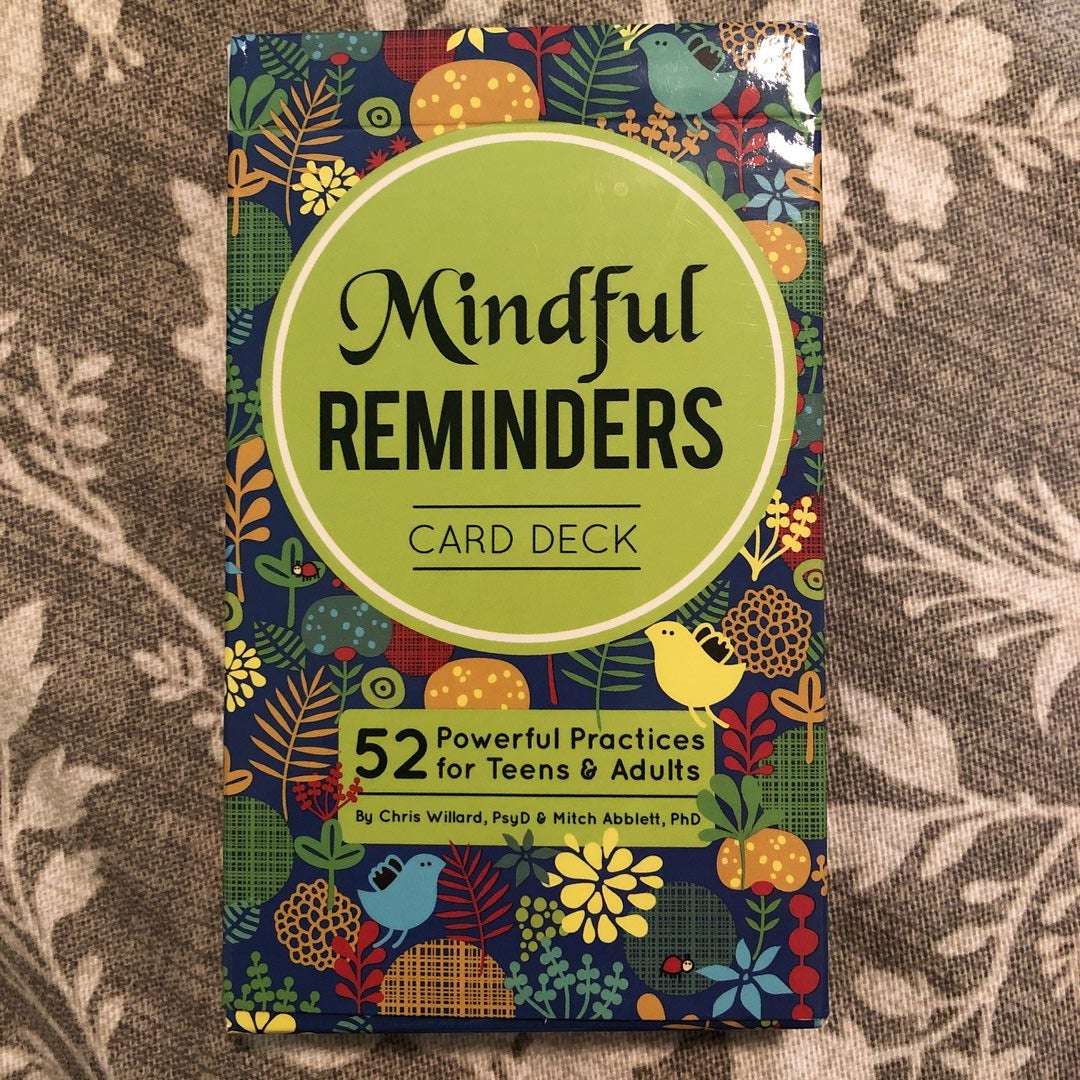 Mindful Reminders Card Deck by Christopher Willard, Mitch R. Abblett
