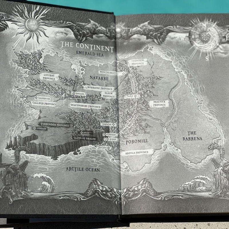 FOURTH WING First Edition with Sprayed and Stenciled Edges by Rebecca ...