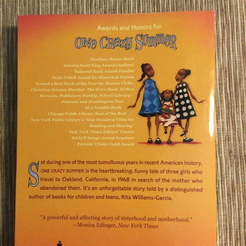 One Crazy Summer by Rita Williams-Garcia, Paperback | Pangobooks