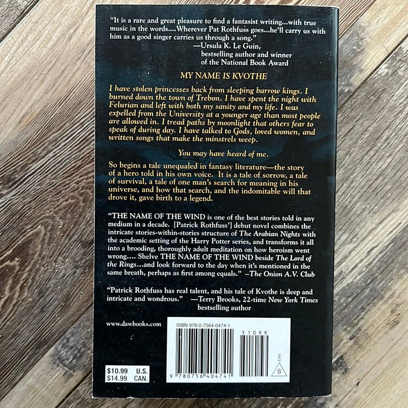 The Name of the Wind by Patrick Rothfuss, Paperback | Pangobooks