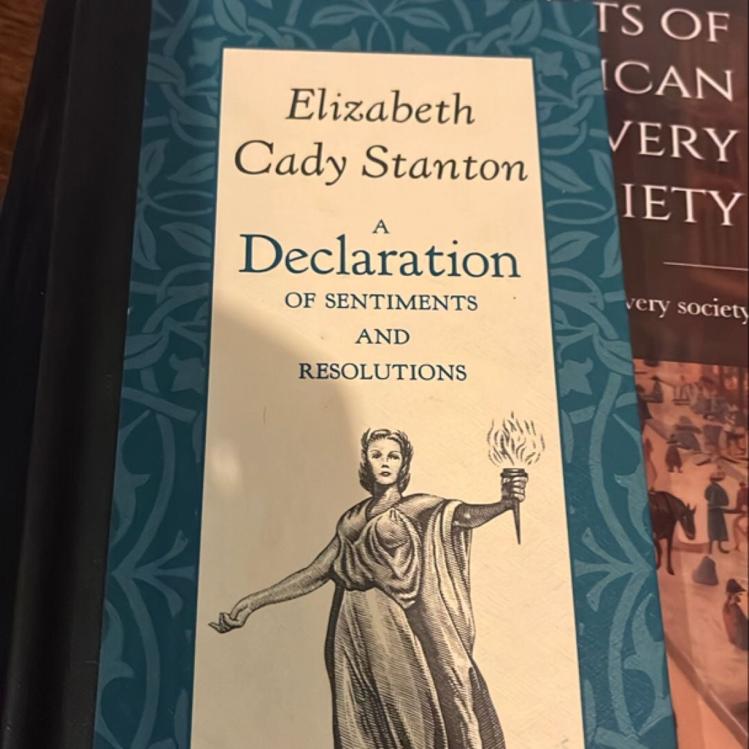 A Declaration of Sentiments and Resolutions by Applewood Books