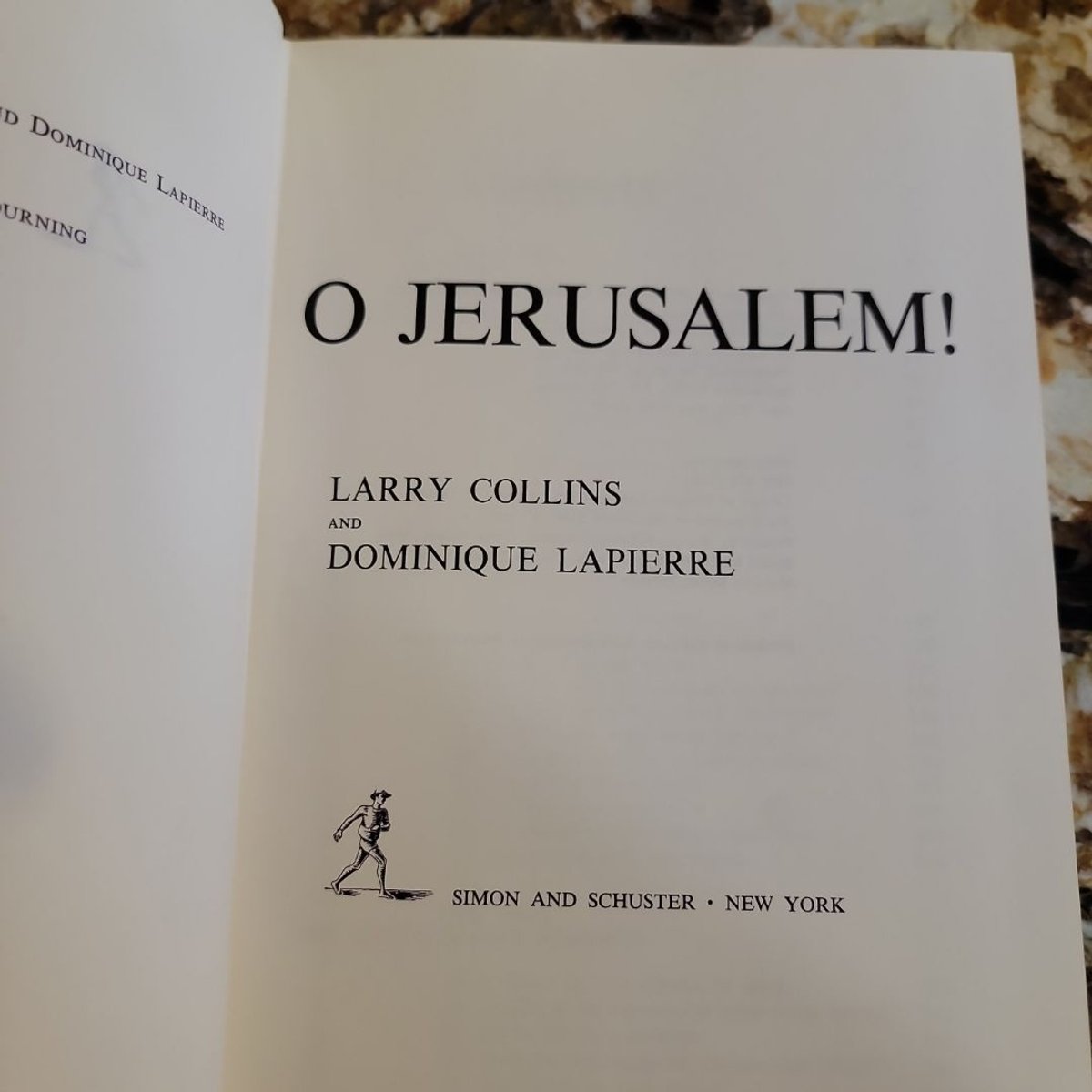O Jerusalem by Larry Collins; Dominique Lapierre; Larry Collins